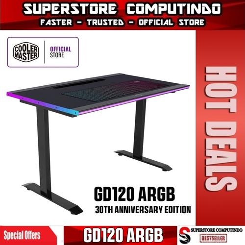 Promo Cooler Master GD120 ARGB Gaming Desk 30th Anniversary Edition ...