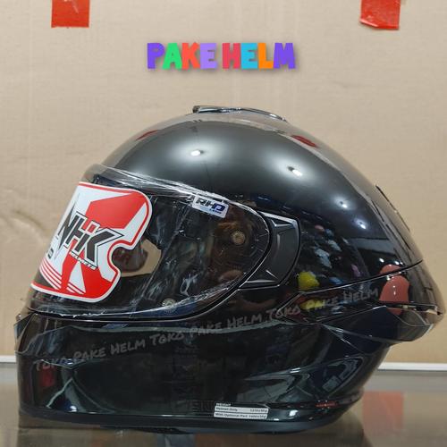 Jual helm nhk mark 1 elite full face black glossy original - M ...