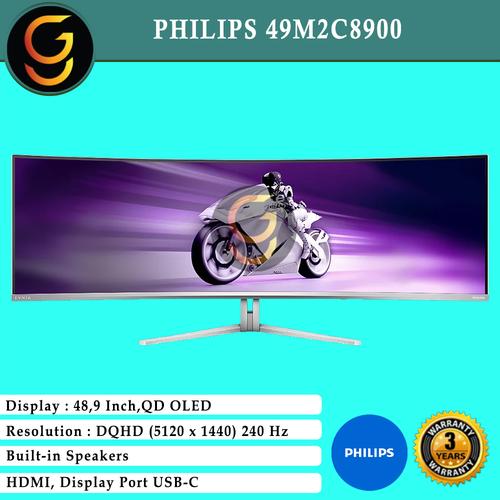 Jual Monitor PHILIPS 49M2C8900 48,9" QD OLED DQHD (5120 x 1440) 240 Hz ...