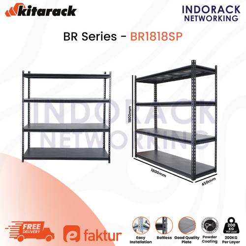 Jual Kitarack Boltless Rack 200KG / Layer Rak Gudang Besi 4 Susun Layer ...
