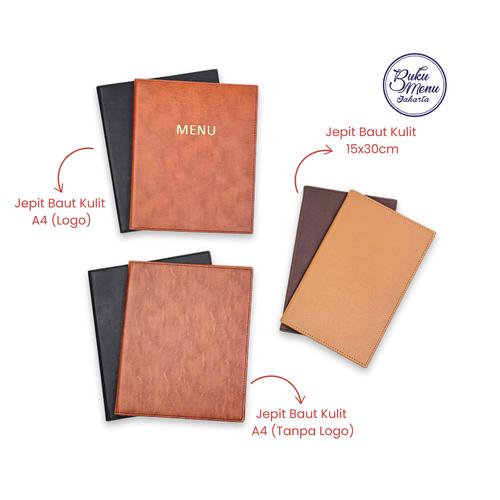 Promo Buku Menu Jakarta - Buku Menu Kulit Premium Jepit Baut Isi ...