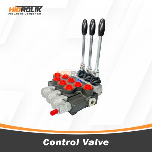 Jual Hand Control Valve 3 bank port 3/8" P40 liter / Monoblock control ...