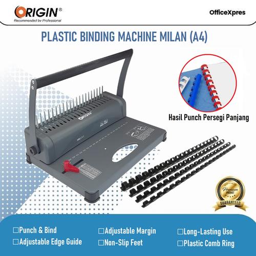 Jual Mesin Jilid / Mesin Binding Origin Milan A4 - Binding 8mm F4 ...
