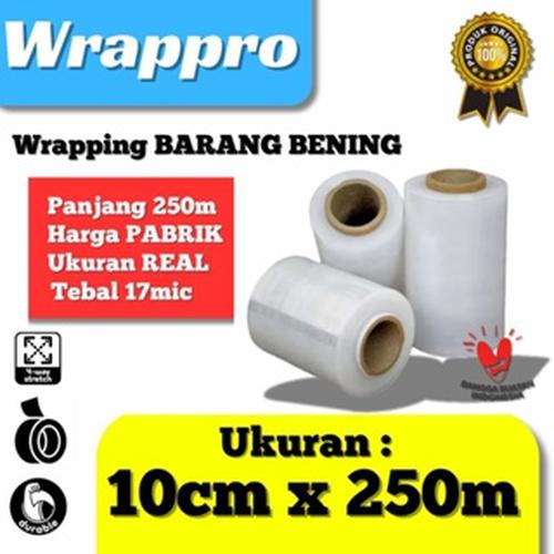 Jual Plastik Wrapping Barang Bening 10cm x 250m / Stretch Film Roll ...