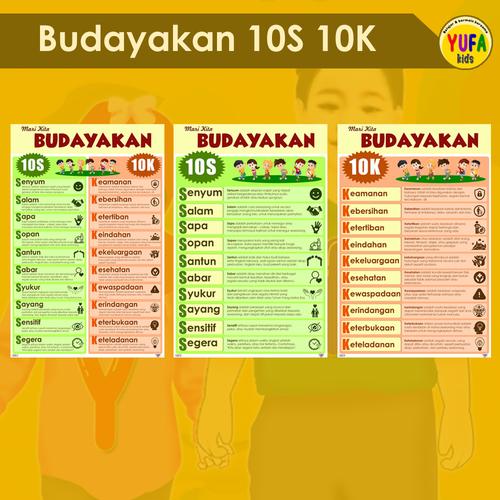 Jual 059 poster 10S 10K- Poster Edukasi Anak - Poster belajar anak ...