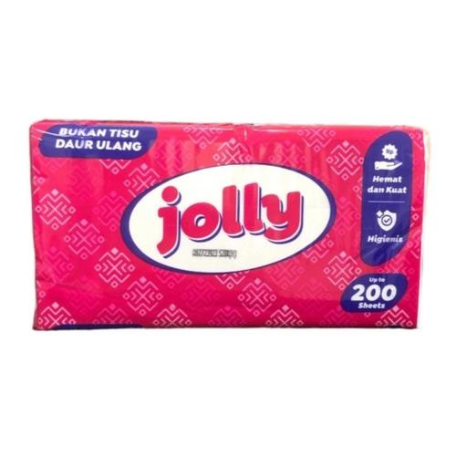 Jual Jolly Facial Tissue Tisue Tisu Wajah Muka 200 sheets 2 Ply - Kota ...