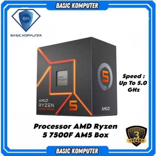 Jual PROCESSOR AMD RYZEN 5 7500F 3.7GHZ BOX Socket AM5 - Jakarta Pusat ...