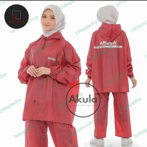 Jual GROSIR COD MANTEL JAS HUJAN MOTOR SETELAN PVC ELASTIS AKULA GNA ...