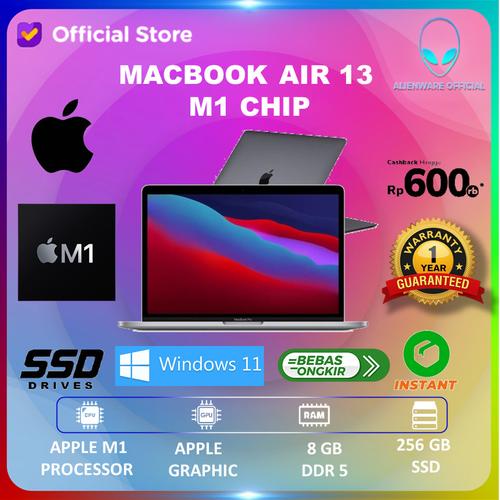Promo Apple Macbook Air 2021 13 M1 8C CPU 8GB 256ssd 13.3 IBOX MGN63ID ...