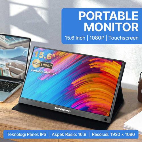 Jual Taffware Portable Monitor FHD IPS 15.6 Inch 1080P Touchscreen ...
