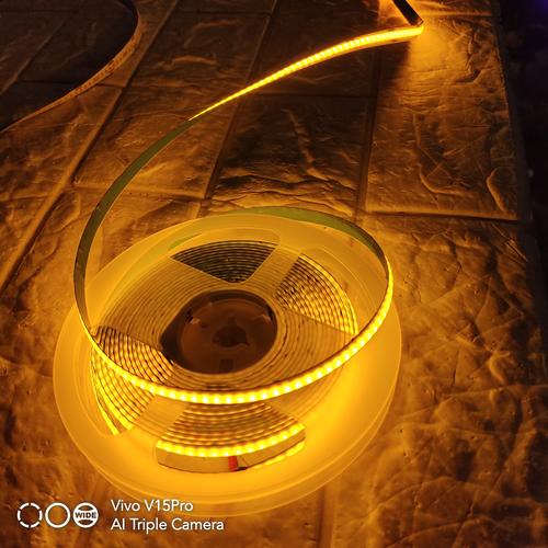 Jual Led Pita COB Strip 5mtr COB ECO 12V EV 320Led Dotless Yellow 2200K ...