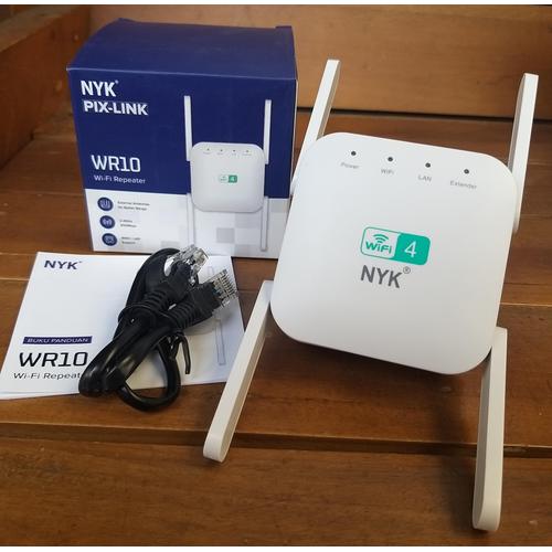 Jual Wifi Repeater Extender WiFi Internet NYK WR10 Router WiFi Wireless ...