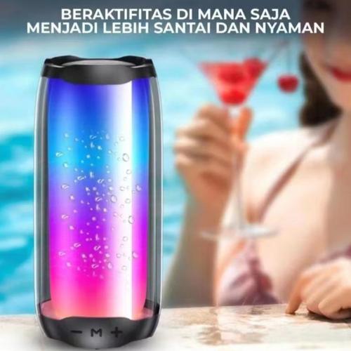 Jual speaker bluetooth bass stereo model terbaru lampu led rgb aqs_226 ...