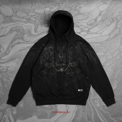 Promo KREMLIN Pullover Hoodie High Neck Black - Griffith - M - Kota ...