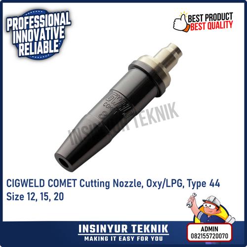 Jual CIGWELD COMET Cutting Nozzle, Oxy/LPG, Type 44 Cutting Nozzle ...