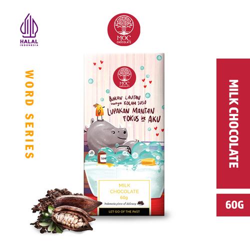 Jual Chocolate Bar/ Cokelat Batang - MOC Chocolate Word Series - Milk ...