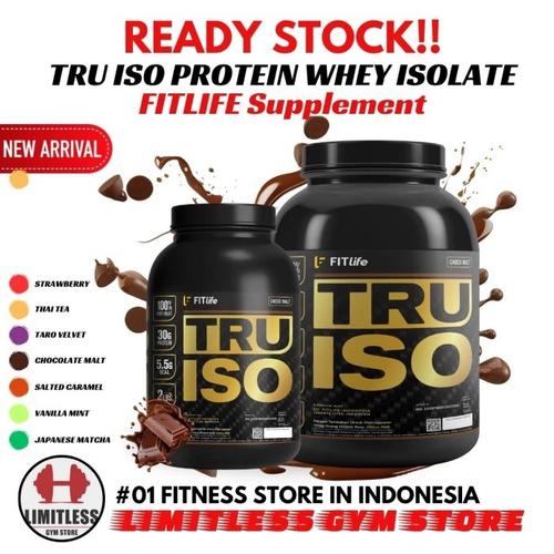 Promo Fitlife TRU ISO Whey Isolate 2 & 5 lbs WPI 90 93 95 Wpro isolat ...