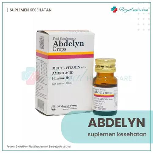 Jual ABDELYN DROP 10 ML, Suplementasi Vitamin Dan L-Lisin Pada Anak ...