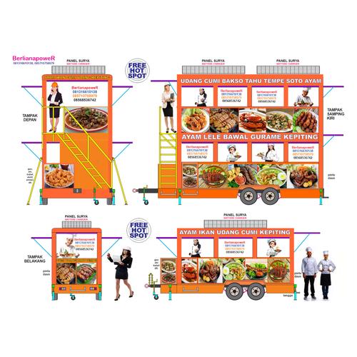 Jual WARUNG GEROBAK MINI CAFE TOKO KIOS FOOD TRAILER KOPI MAKANAN ...