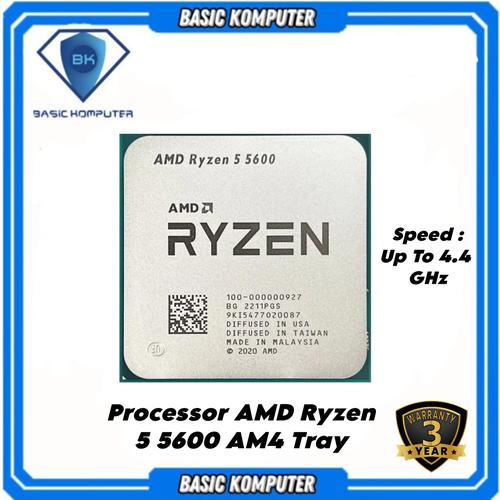 Jual PROCESSOR AMD RYZEN 5 5600 TRAY 3.5 GHZ AM4 - 3 Tahun - Jakarta ...
