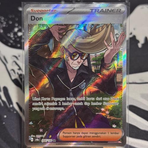 Jual Don trainer supporter sv4a sr secret rare kartu pokemon tcg ...
