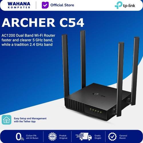 Jual TP-LINK ARCHER C54 AC1200 Dual-Band Wifi Wireless Router/ Extender ...