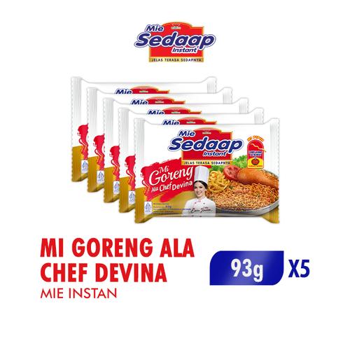 Promo Sedaap Mie Instant Goreng Ala Chef Bag 93 gr x 5 pcs - - Wings ...