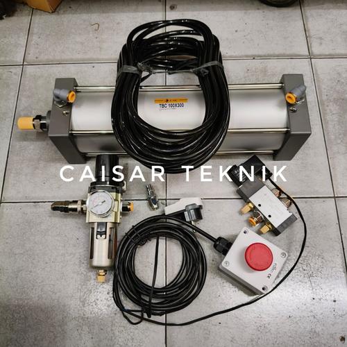 Jual Set Pneumatic Electrical Cylinder 100×300 Push Button - Jakarta ...