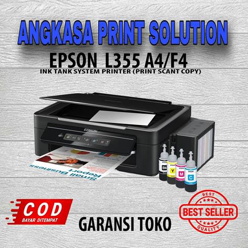 Jual printer Epson l355 print scan copy | Epson l355 wireless (WiFi ...