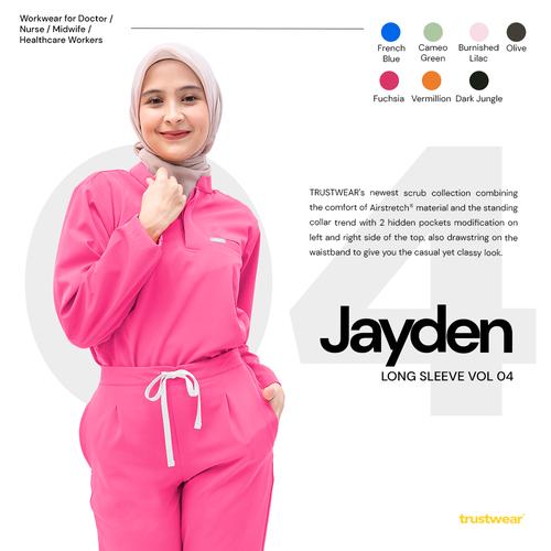 Promo [SCRUBS JAYDEN] LENGAN PANJANG 4 Scrub / Baju Jaga Perawat ...