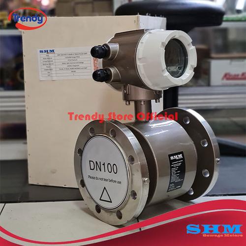 Promo Flow Meter Electromagnetic SHM Digital 4 Inch - Flow Meter ...