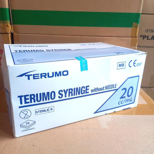 Jual Spuit Syringe 20cc 20ml Without Needle Terumo Box - Kota Malang ...