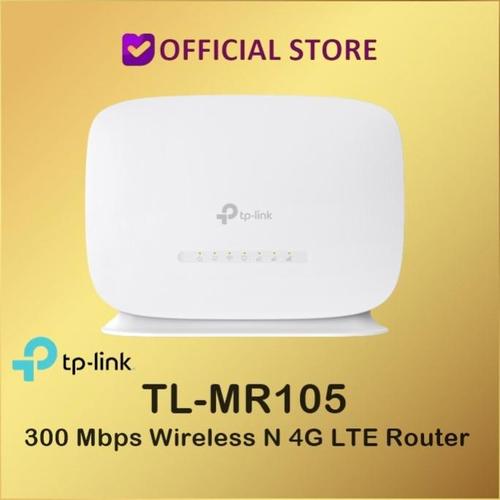 Jual Tp-Link TL-MR105 300 Mbps Wireless N 4G LTE Router TL MR105 - Kota ...