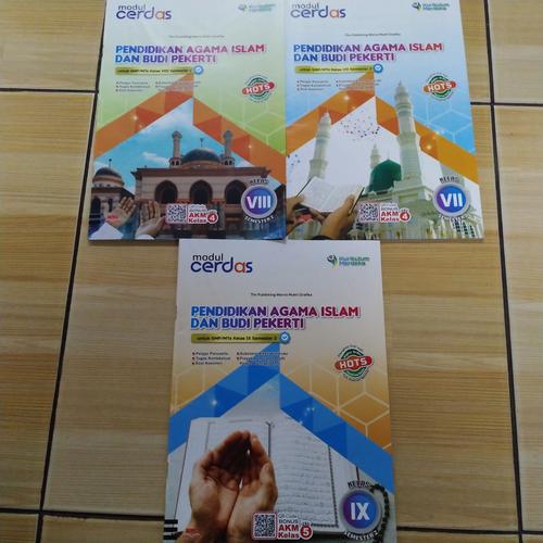 Jual Modul Cerdas pendidikan agama islam dan budi pekerti kelas VII,VIII dan IX SMP semester 2 ...