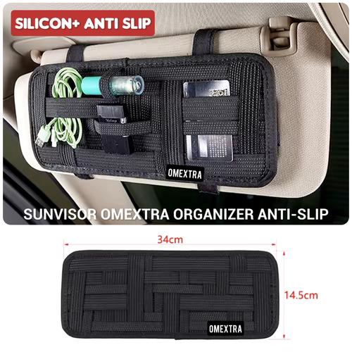 Jual Praktis Grid Sunshade Organizer Omextra Sun Visor Holder Kantong ...