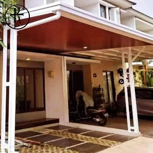 Jual Canopy rangka hollow atap alderon+plavon PVC - Kab. Bandung Barat - Karya indah Canopy ...