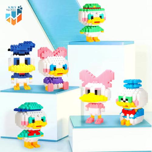 Jual Nano Blocks Donald Daisy Desy Duck 3D Model, Mainan Blok Susun ...