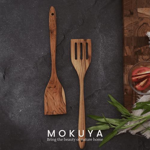 Jual Sutil Sodet Kayu Jati. Teak wood wooden spatula - Lubang - Kota ...