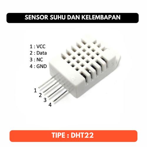 Jual Sensor DHT22 Suhu DHT-22 Kelembapan Kelembaban Temperature ...