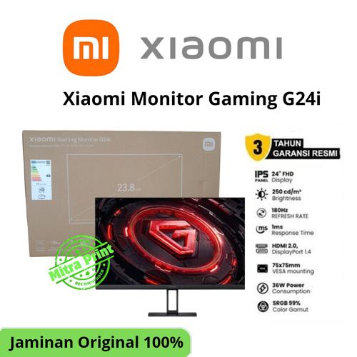 Jual Xiaomi G24i Monitor Gaming 180hz IPS FHD Garansi Resmi - Kota ...