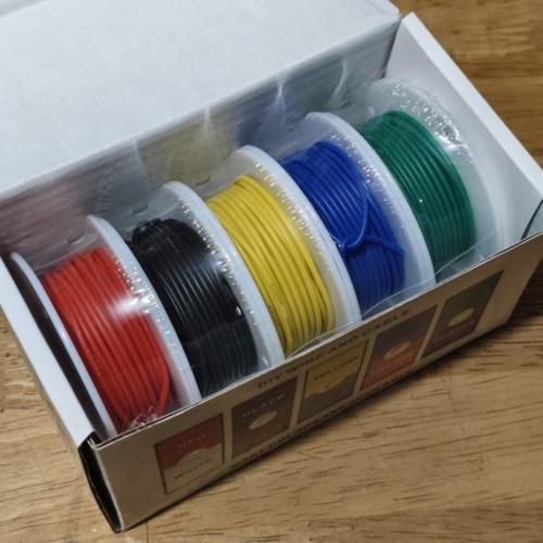 Jual UL1007 AWG 24/26/28 cable 5 roll x 20M - AWG22-50Meter - Kota ...