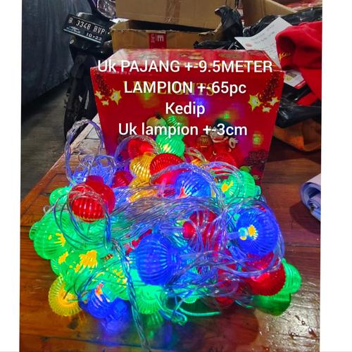 Jual Lampion Lampu Led Sakura Kedap Kedip 10 meter 70 Lampion - KODE 20 ...