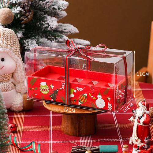 Jual Kotak mika cookies natal /Giftbox mika natal / kotak natal xmas ...