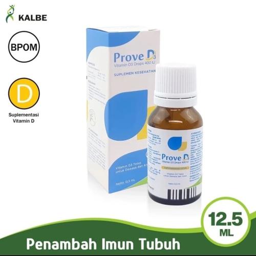 Jual Prove D3 Drops - Vitamin D3 400Iu Tetes 12.5Ml Untuk Dewasa Dan ...