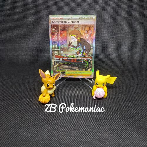 Jual Kecerdikan Clemont SAR Kartu Pokemon Kilat Rasi Indonesia sv8s ...