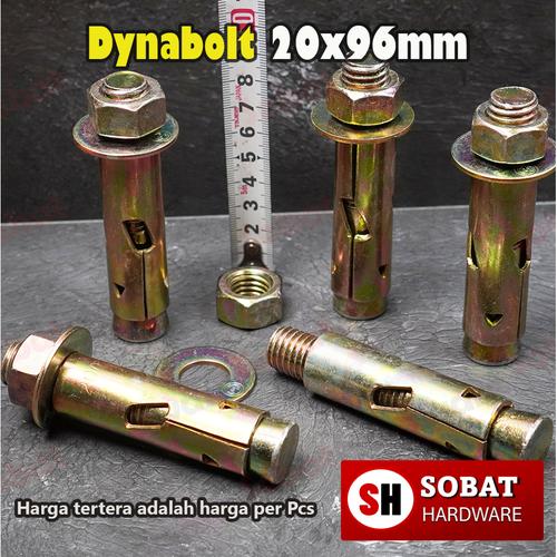 Jual Dynabolt M20x96 Kuning 7532/ Baut Beton / Dyna bolt / Anchor Bolt ...