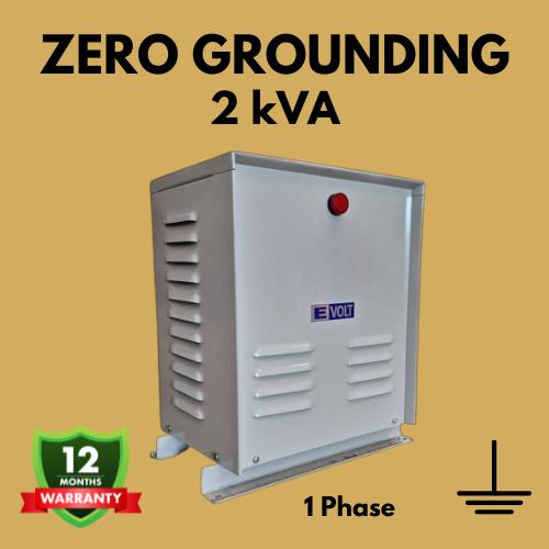 Jual Zero Grounding 2 KVA ( 2000 VA ) 1 Phase 220V Full Tembaga EVOLT Trafo Zero Grounding 2KVA ...