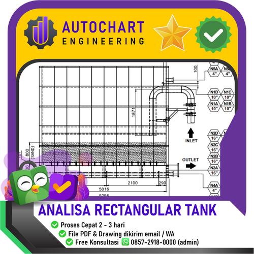 Jual Design Calculation of Rectangular Storage Tank (Tangki Kotak ...