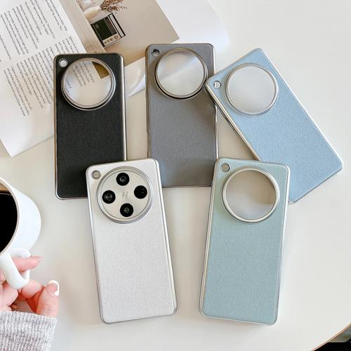 Jual Shockproof Litchi Leather Electroplating Metal Camera Case For ...