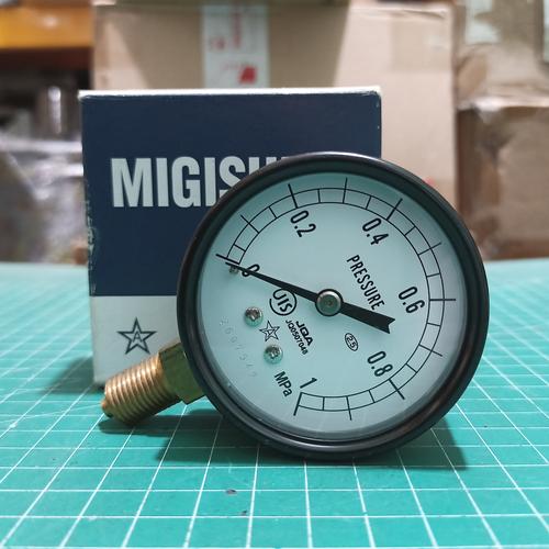 Jual Pressure Gauge MIGISHITA 1 Mpa Display 2.5 Inch JQA Drat 3/8 Inch - Kab. Bekasi - KinBim ...